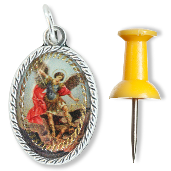 Buy St Michael Medal (1 inch) and Picture Card (Minimum quantity ...